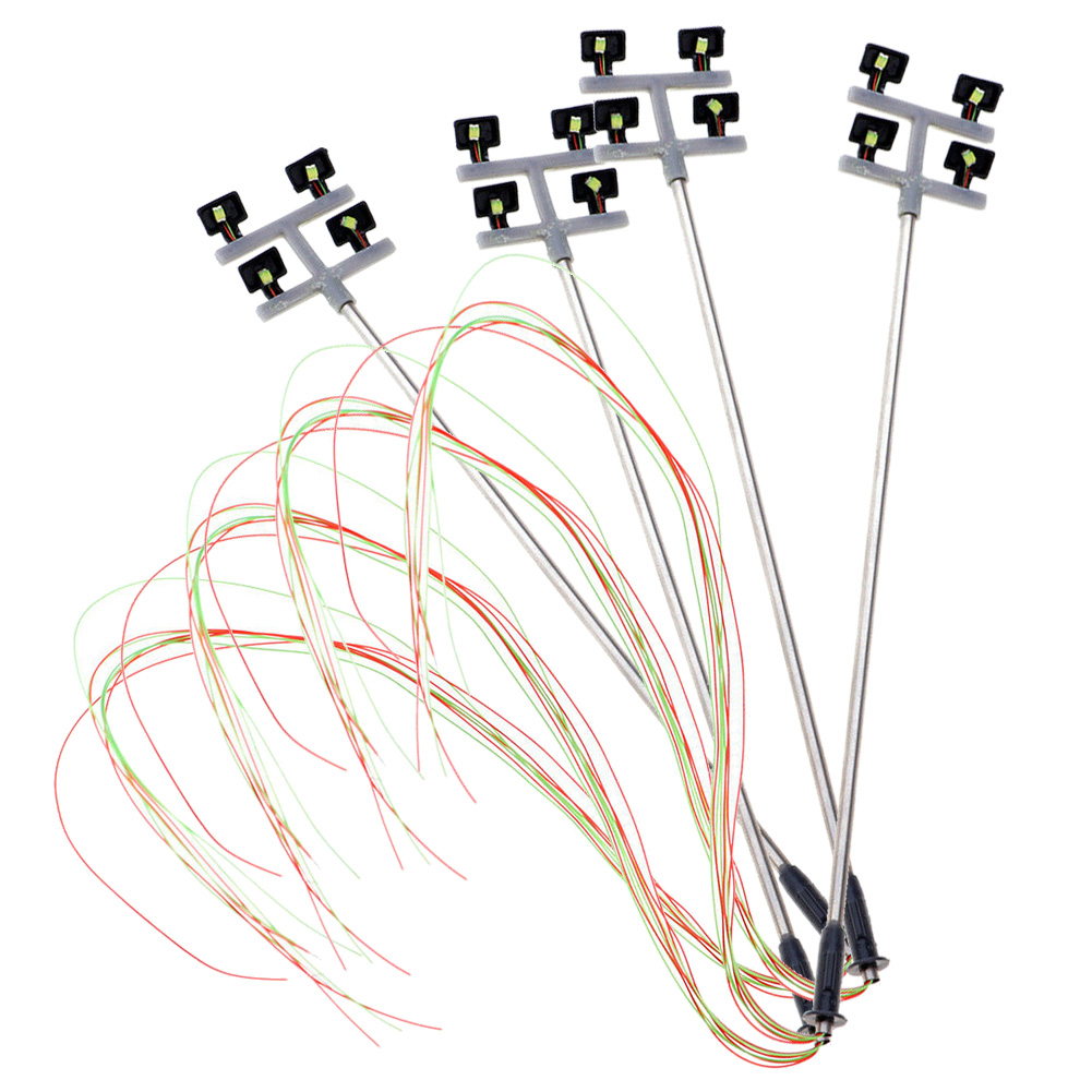4 PCS HO Scale Model lighting tower,tower lights M... – Grandado