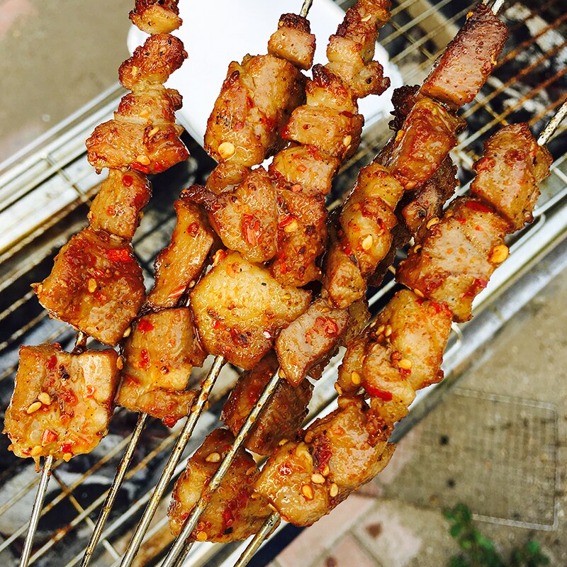 Cheap durable camping portable flat pack iron bbq ... – Vicedeal