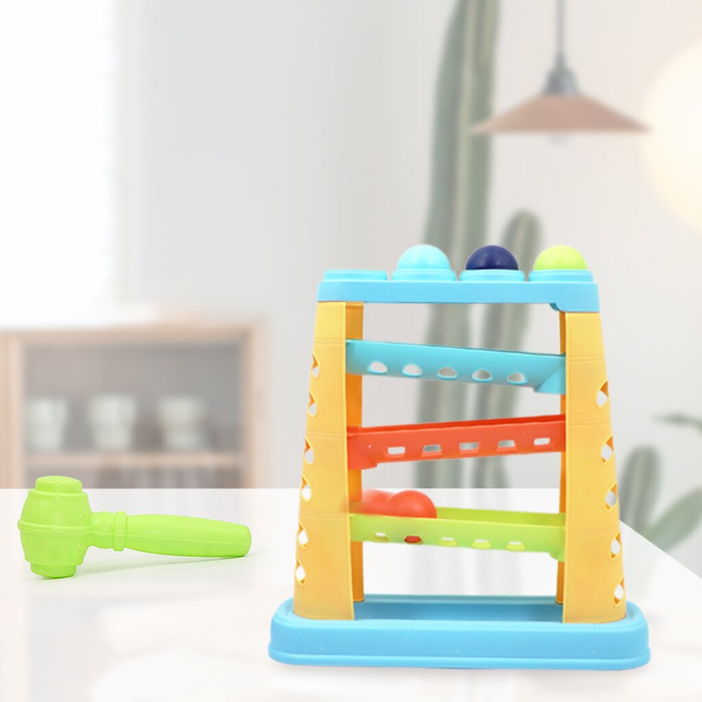 3 Layers Pound a Ball with 4 Balls and Hammer Acti... – Grandado