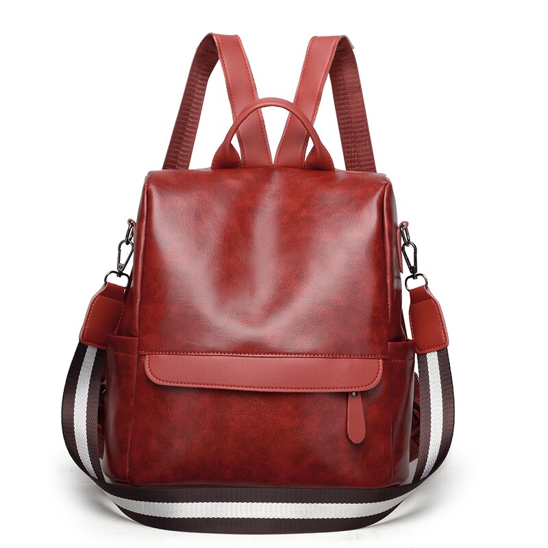 Leather Anti-theft Backpack Travel Cute Backpacks ... – Grandado