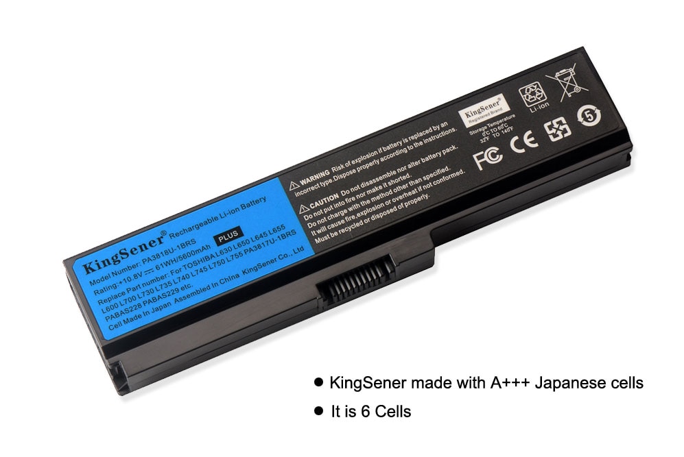 KingSener Japanese Cell PA3817U Battery For TOSHIB... – Grandado