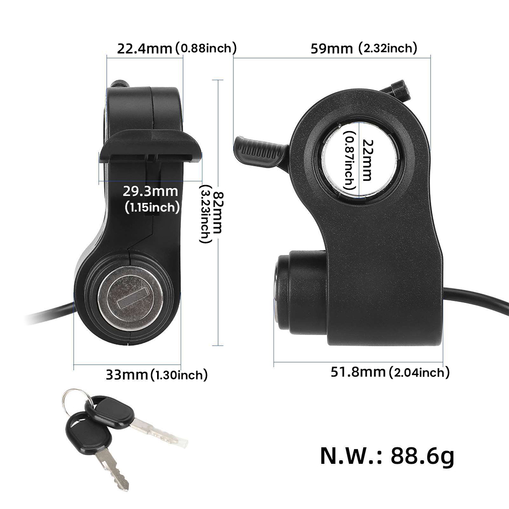 E-Scooter Ignition Lock with Keys Electric Scooter... – Grandado