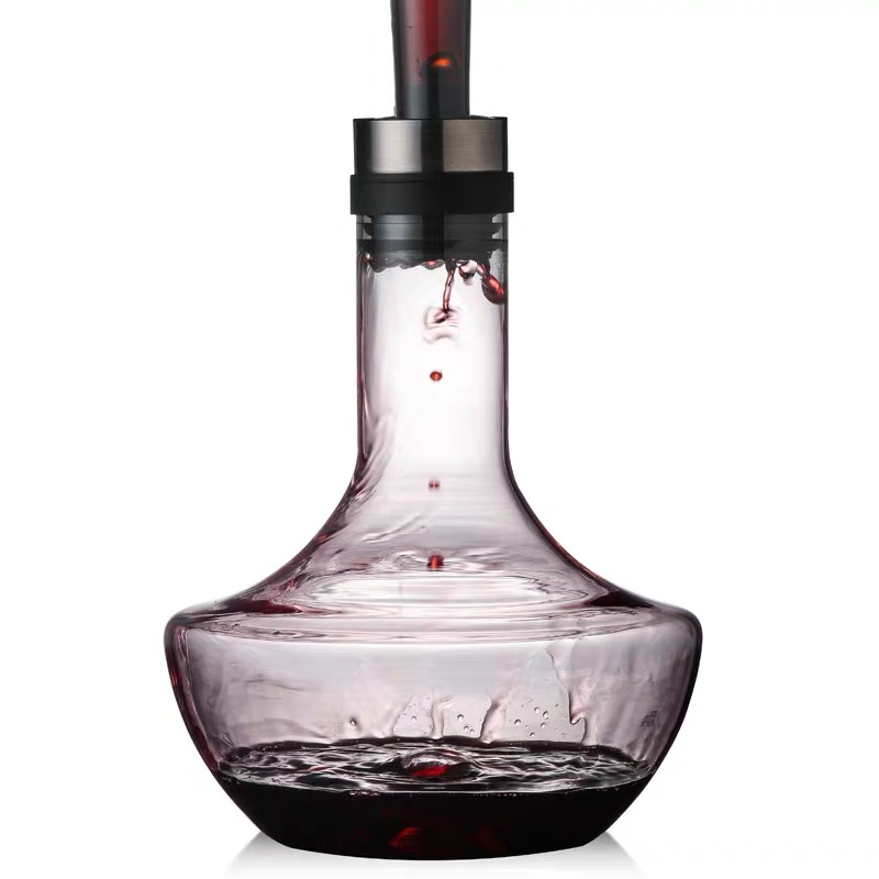 1000ML Red Wine Big Decanter Handmade Crystal Bran... – Grandado