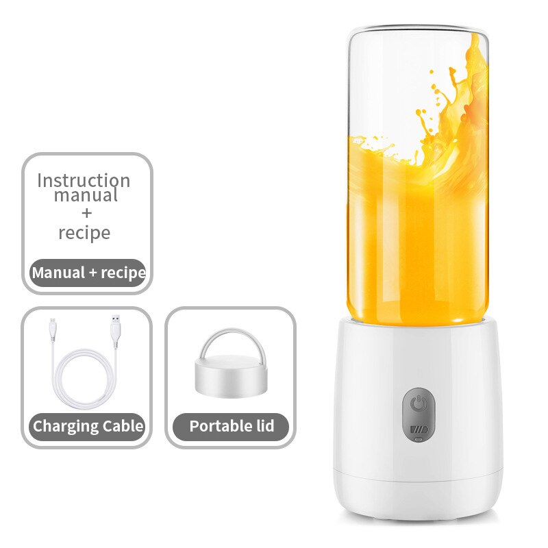 400 ml przenośne mini 6 ostrza mikser sokowirówka ... – Grandado