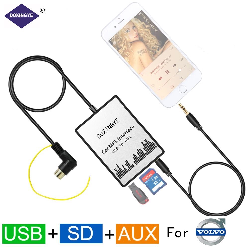 DOXINGYE Car USB SD AUX CD Changer Adapter Digital... – Grandado