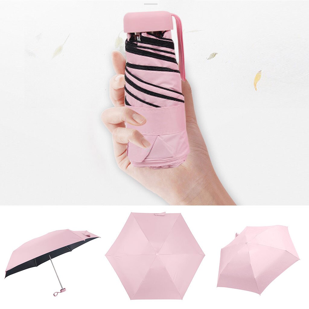 Mini Pocket Paraplu Opvouwbare Parasol Vrouwen Rei... – Grandado