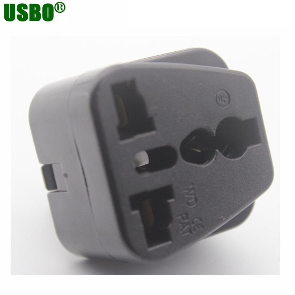 Black 250v 10a copper italy uk germany franch to a... – Vicedeal