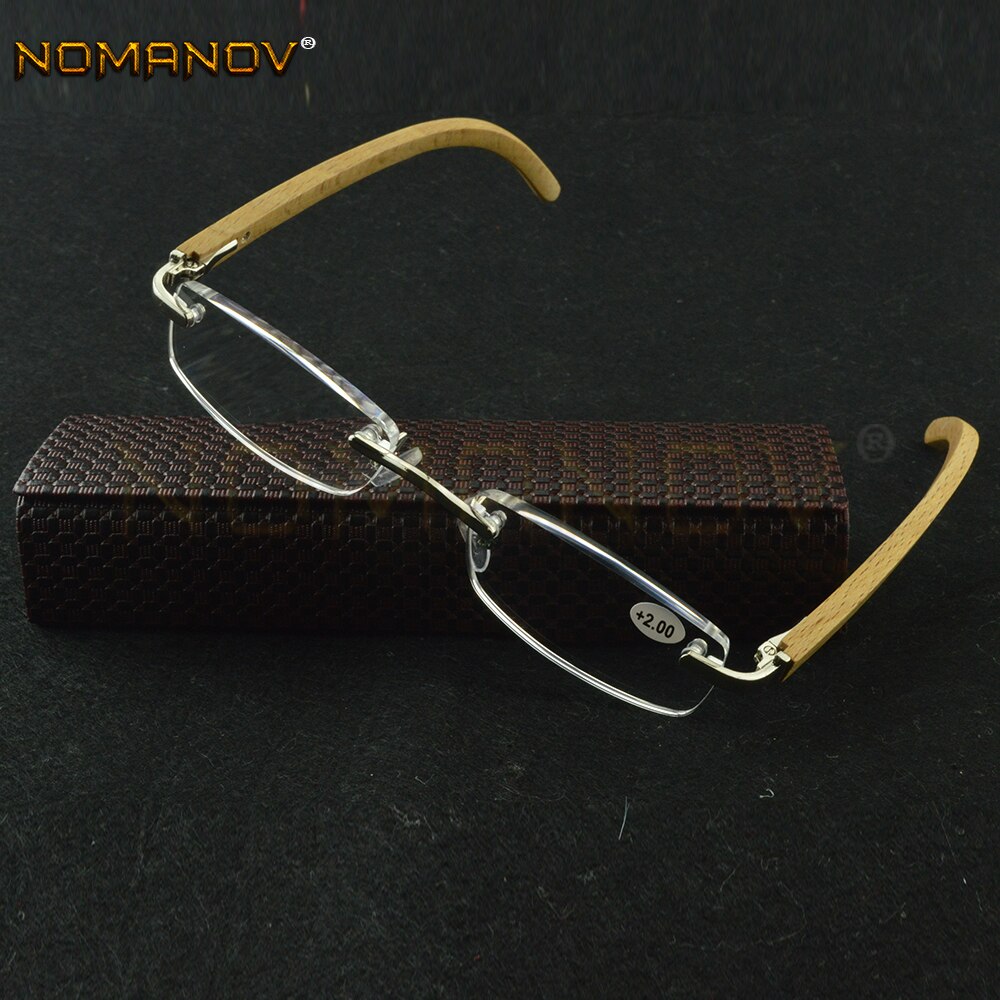 Natural Bamboo Wood Temples Frame Anti-fatigue Res... – Grandado