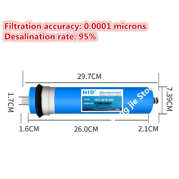 1pcs 300 gpd reverse osmosis filter HID TFC-3012 -... – Vicedeal