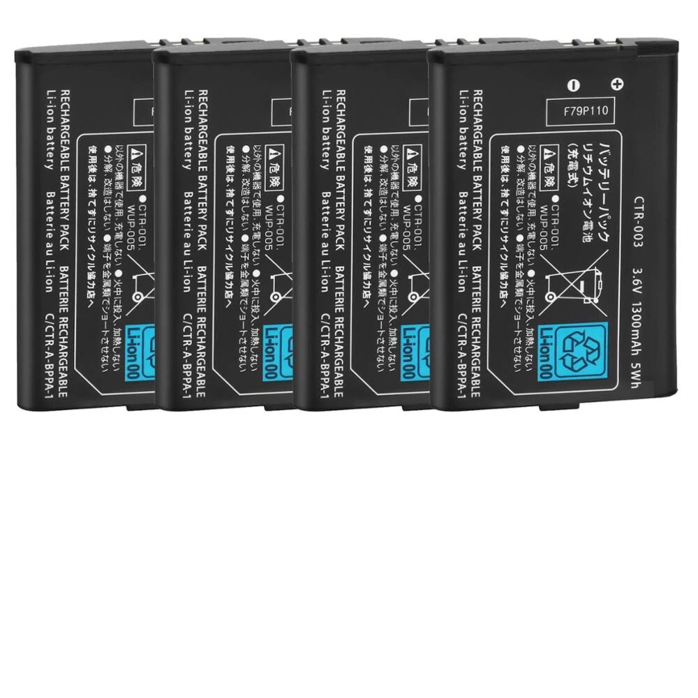 4pcs 3.7V 1300mAh CTR-003 Replacement battery pack... – Grandado