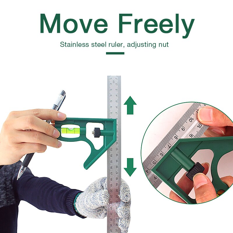 INGBONT 12''Adjustable Protractor Angle Ru... – Grandado