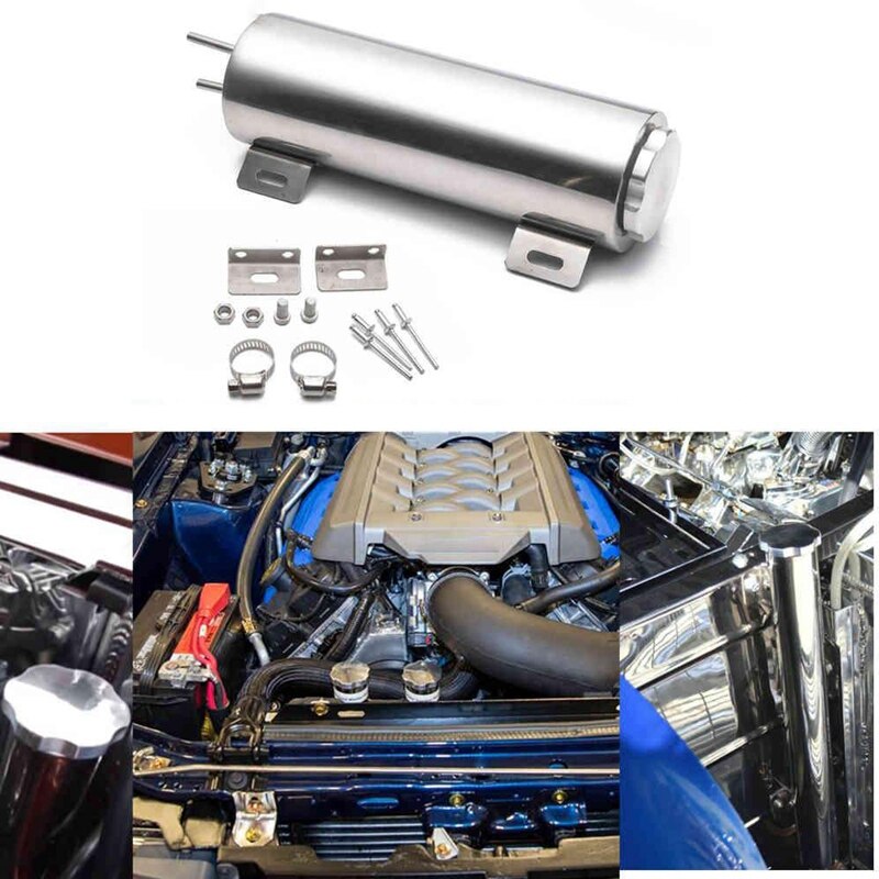 32 Oz Rvs Gepolijst Radiator Overflow Tank Fles Va... – Grandado
