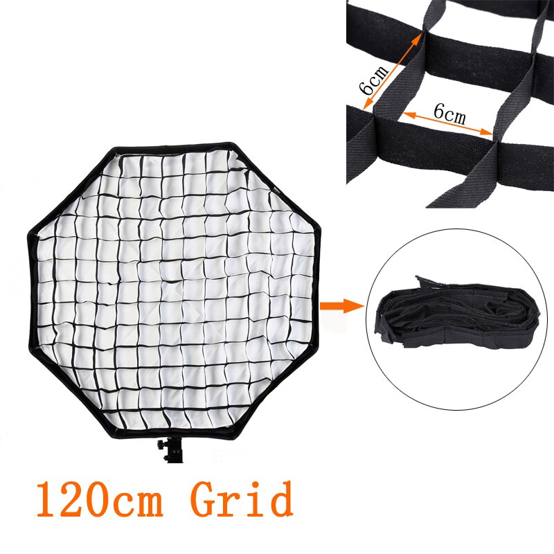 Photo Studio 120cm Octagon Softbox Grid Honeycomb ... – Grandado