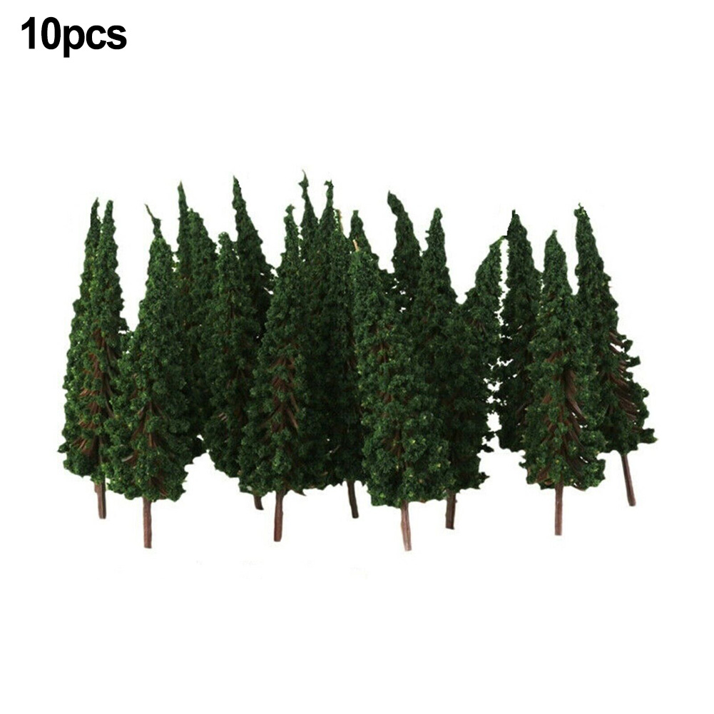 10 stks Pijnbomen Model Bomen 65mm 3 Verschillende... – Vicedeal