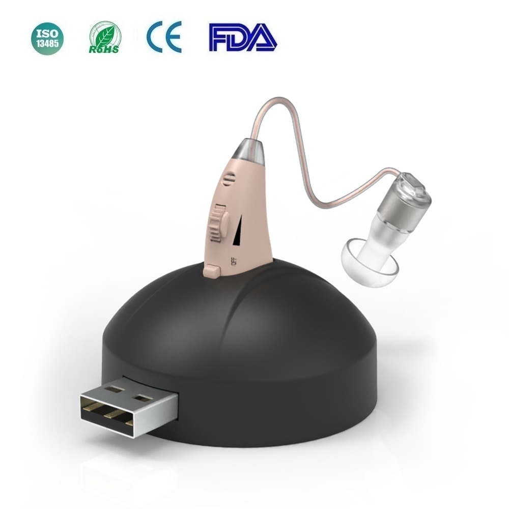 Elderly In-Ear Hearing Aid Amplifier Mutual Listen... – Grandado