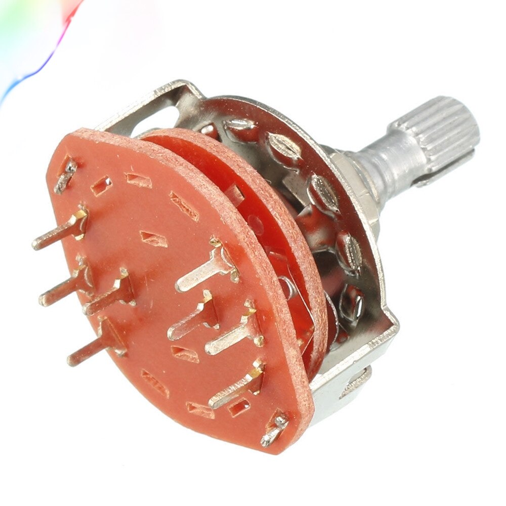 2Pcs 2P3T 2 Pole 3 Position 6mm Knurled Shaft Dia ... – Vicedeal