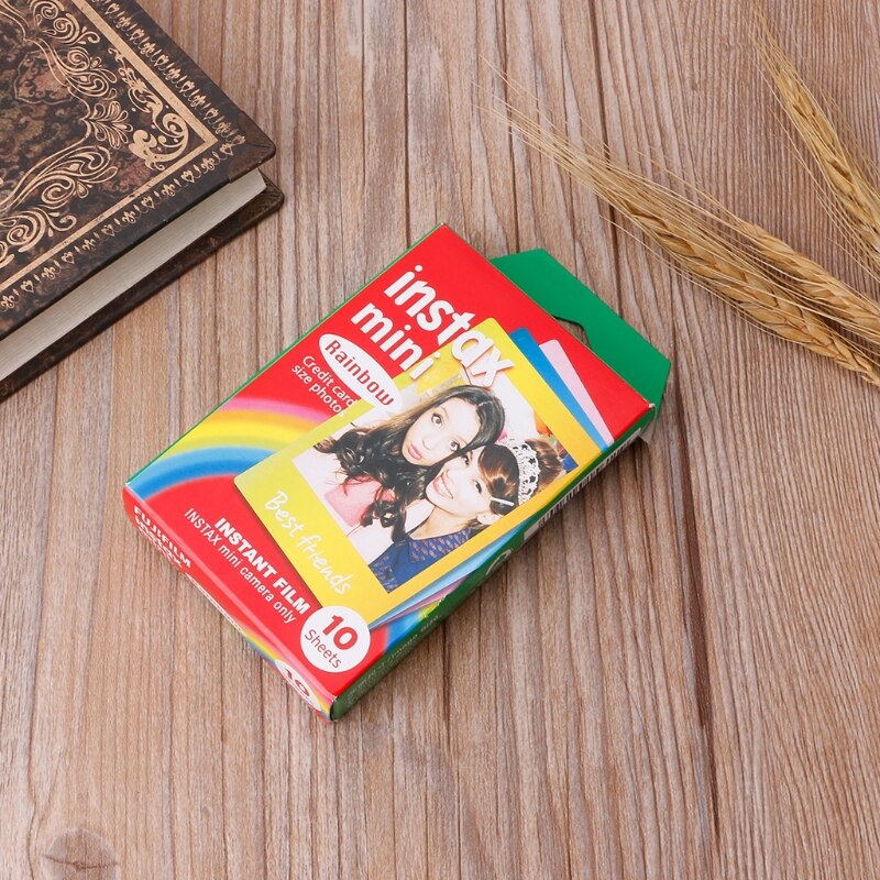 10 Sheets Rainbow Lace Instant Photo Paper Mini7 8... – Grandado