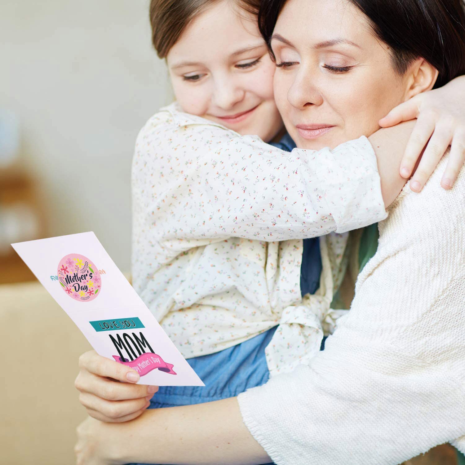 500pcs Happy Mothers Day Label Sticker Kraft 1 inc... – Vicedeal