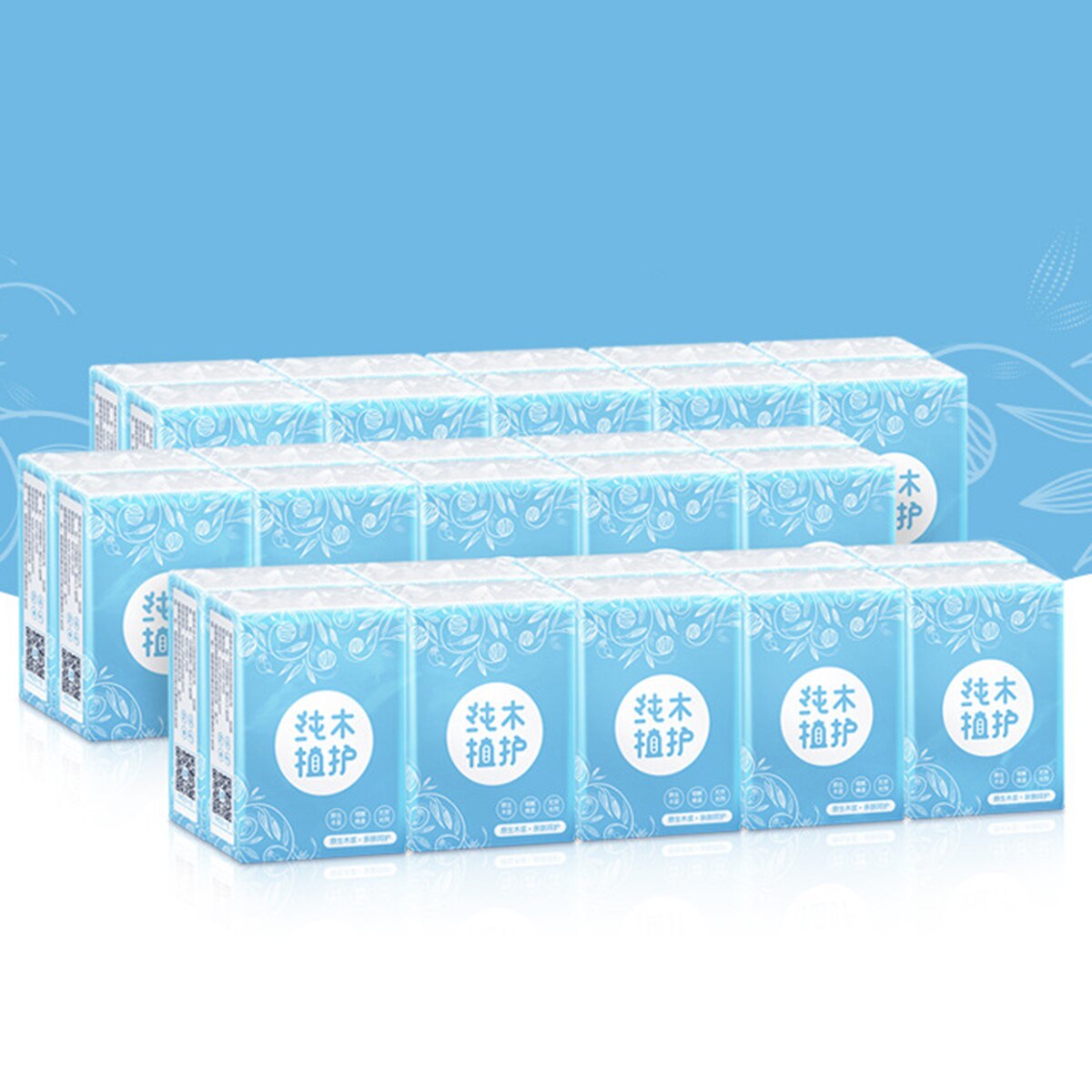 10 Packs Of Portable Pocket Tissues, 3 Layers Of W... – Grandado