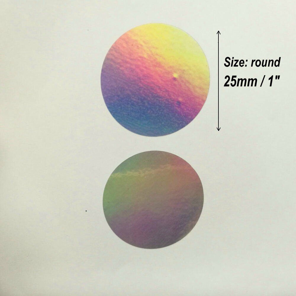 Hologram Sticker 1" 25mm Round Security Seal ... – Vicedeal