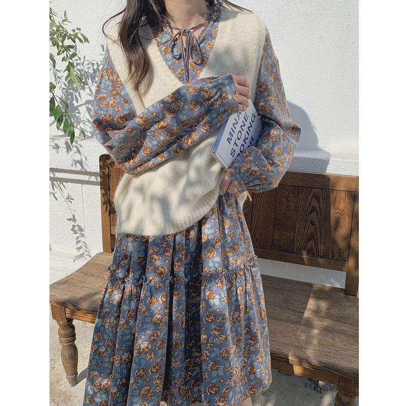 2 Pieces Women's Dress Suits Long Ruffles Vintage ... – Grandado