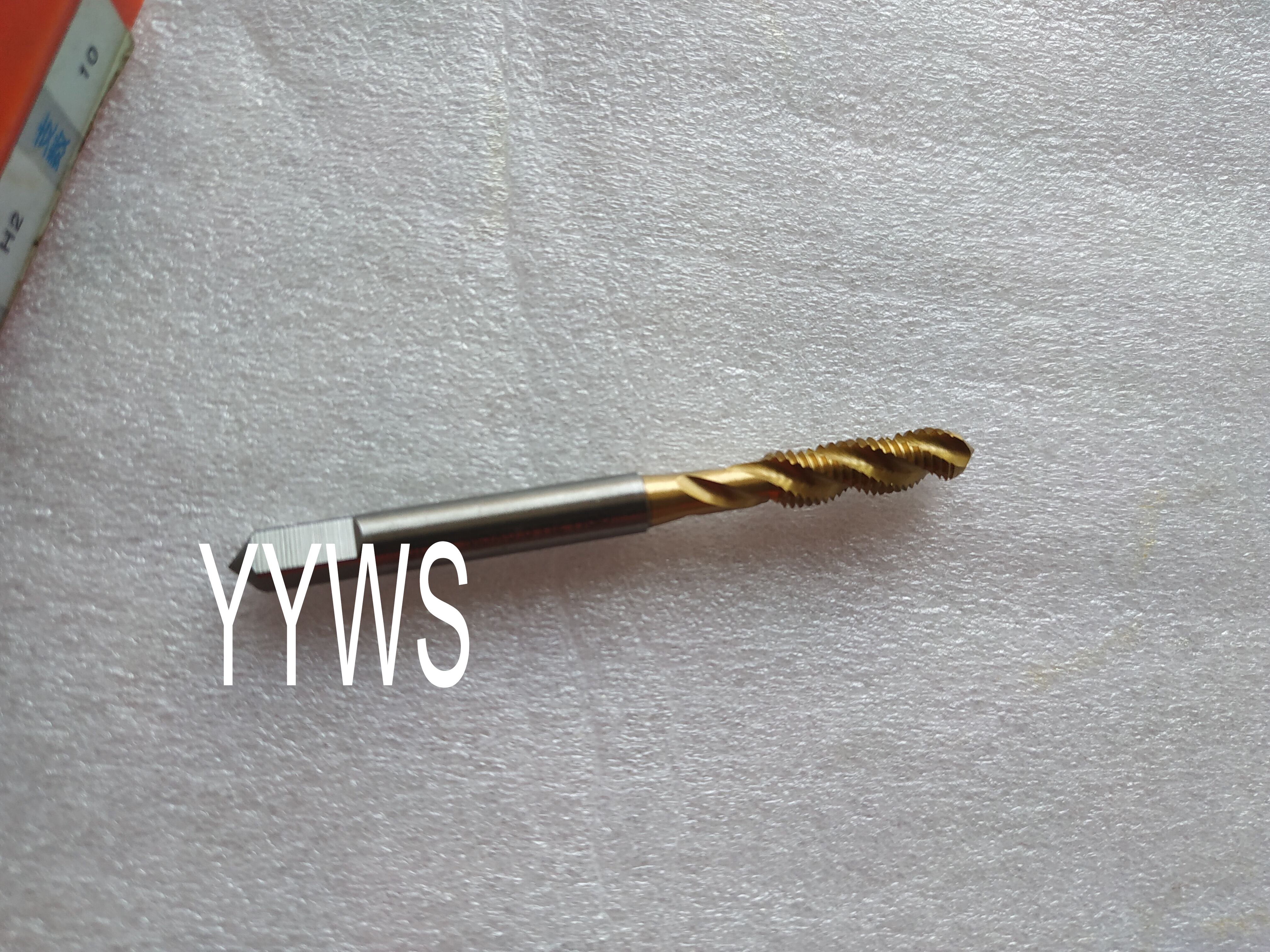 HSS Right Hand Sprial Flute TiN Coating Tap M5 0.8... – Vicedeal