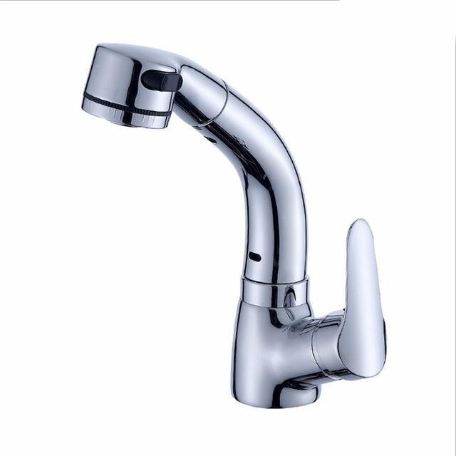 Bathroom Faucets Single Handle Pull Out Bathroom T... – Grandado