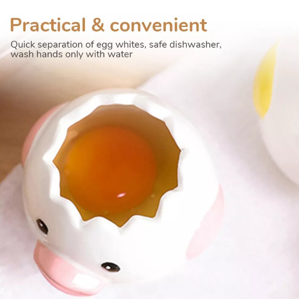 Cartoon Kip Eigeel White Separator Keramiek Kerami... – Vicedeal