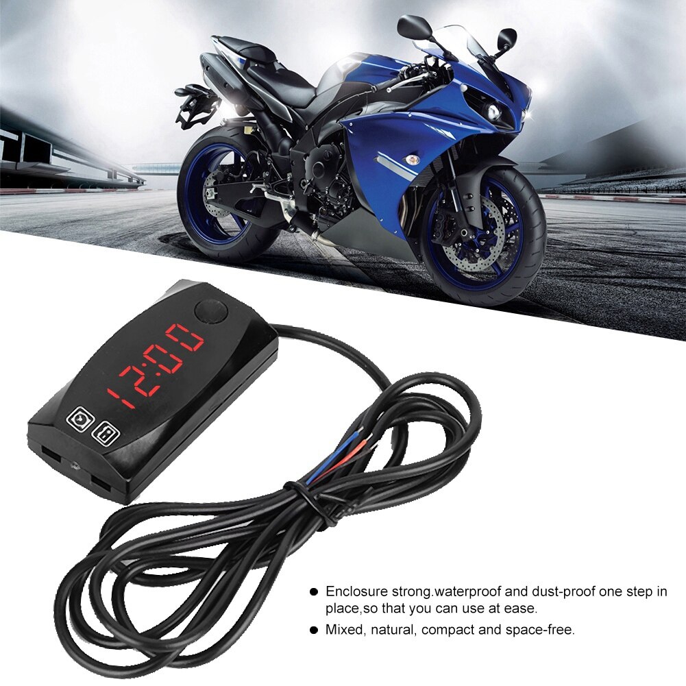 DC 6-30V Waterproof Voltmeter Car Car Motorcycle 1... – Vicedeal