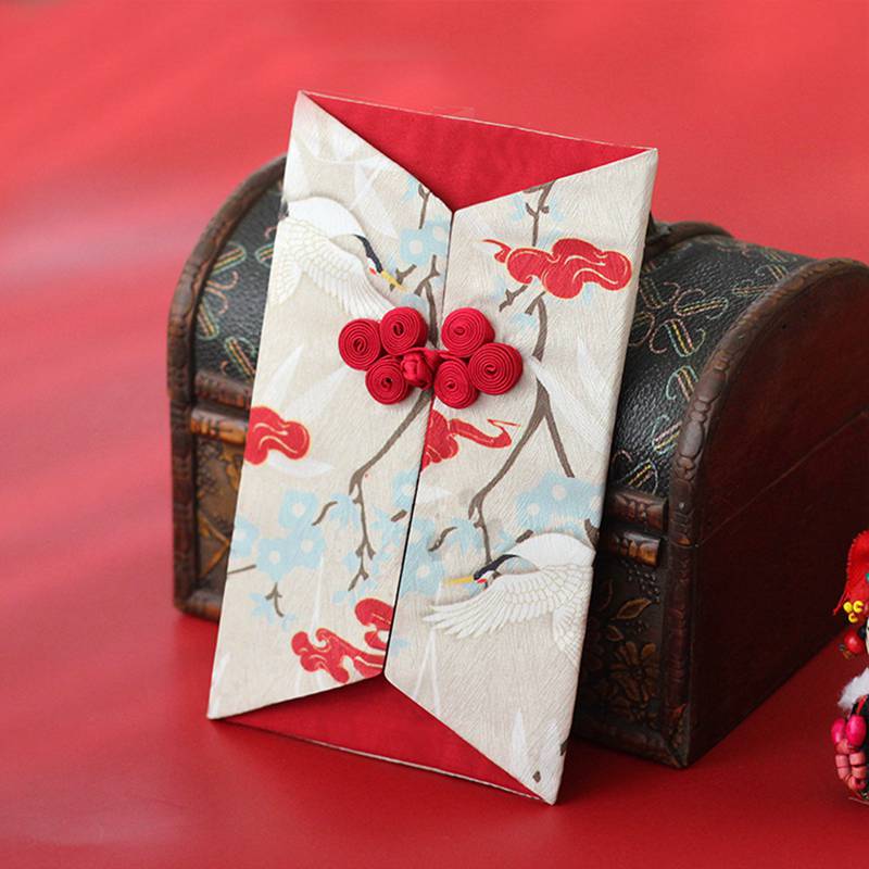 Chinese Style Red Envelope Year Red Envelope Fabri... – Grandado