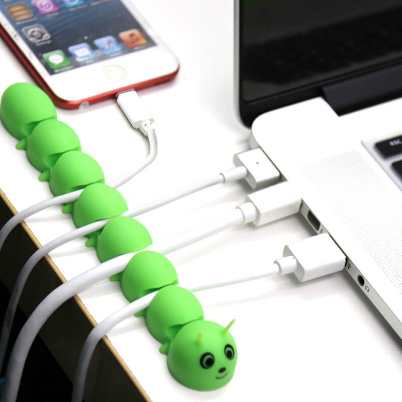 Cute Cable Clips Cord Organizer Cable Management C... – Vicedeal
