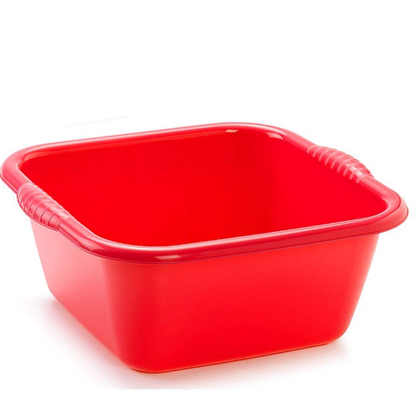 Plastic Forte - Barreño de plástico cuadrado con c... – Grandado