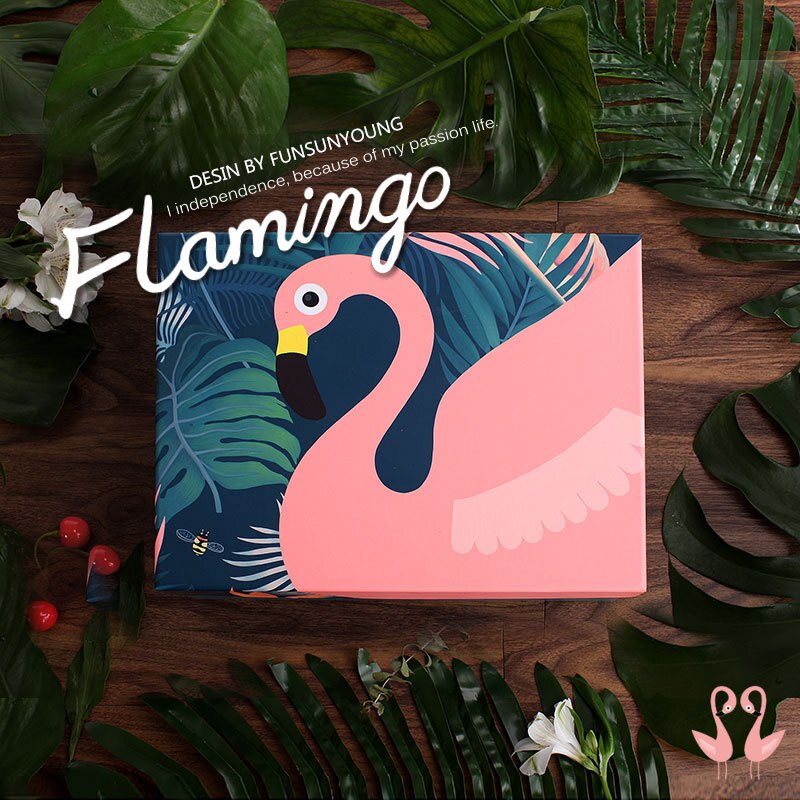 Valentine Flamingo Box Cadeau Verpakking Doos Vrie... – Grandado