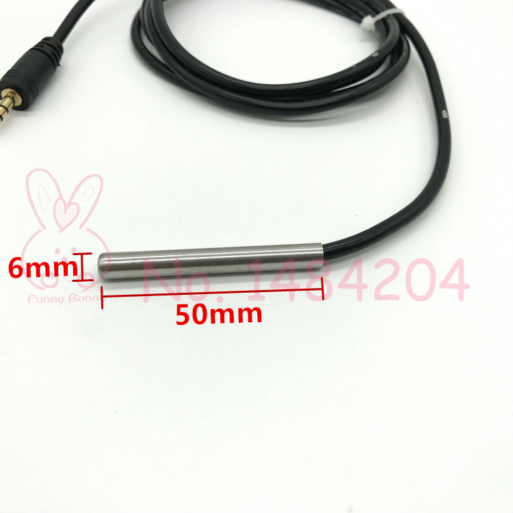 1x DS 18B20 Digitale Temperatuur sensor 6mm * 50mm... – Vicedeal