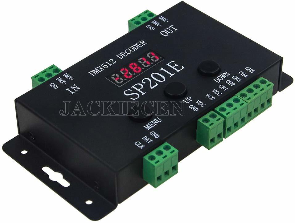 WS2812B WS2811 DMX zu SPI Controller-Decoder, W/ 9... – Vicedeal