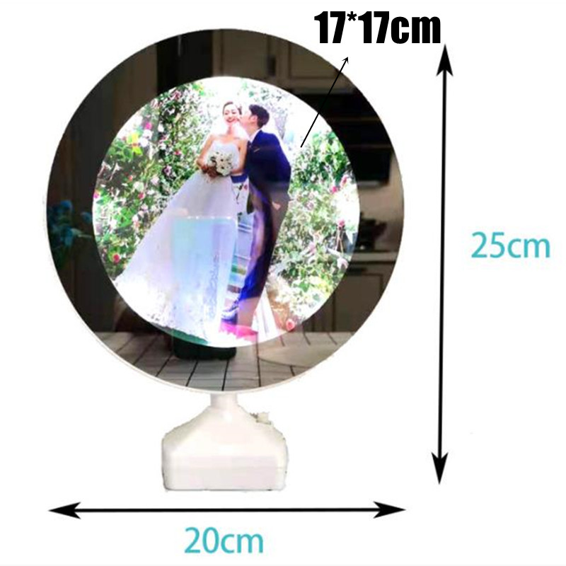 Luminous Glowing Mirror Magical LED Photo Frame DC... – Grandado