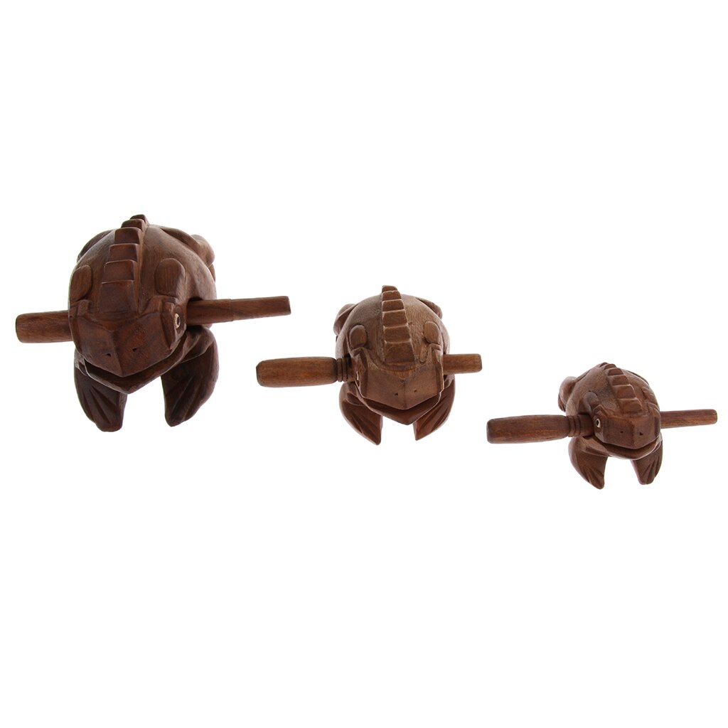 Wooden Carved Frog Natural Sound Frog Musical Inst... – Grandado