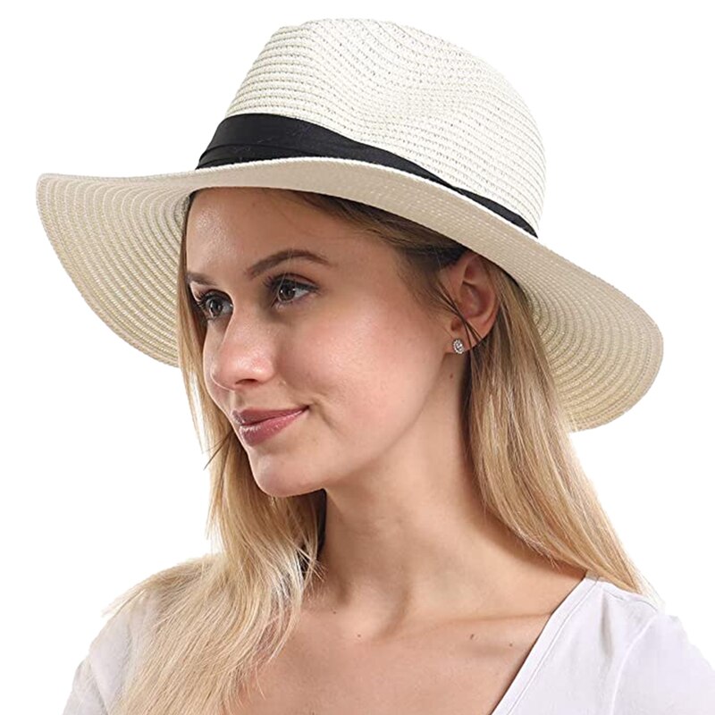 Strooien Hoed Zomer Opvouwbare Beach Seaside Zon B... – Vicedeal