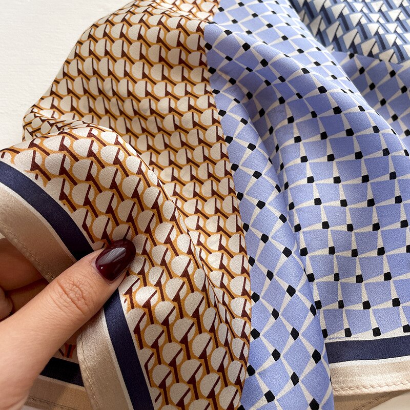 scarf women spring printed silk scarves wrap shawl... – Vicedeal