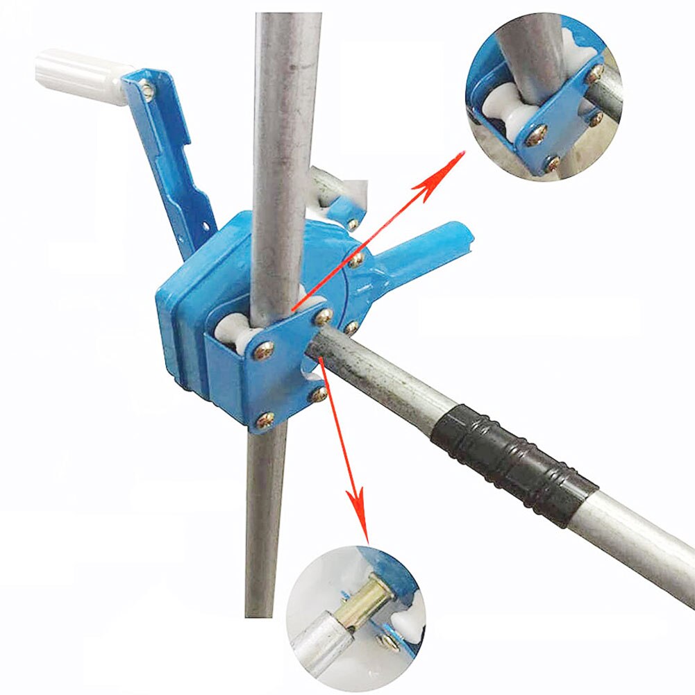 Greenhouse Film Lifting Tools Hand Crank Rolling U... – Grandado