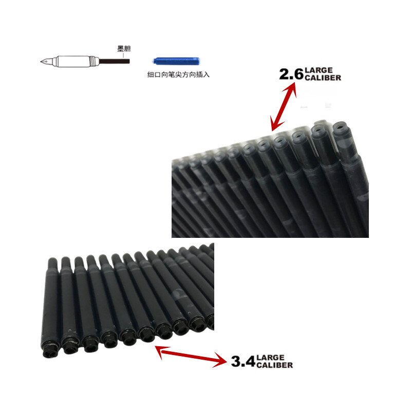 Pluma estilográfica Universal, recarga de tinta, c... – Grandado