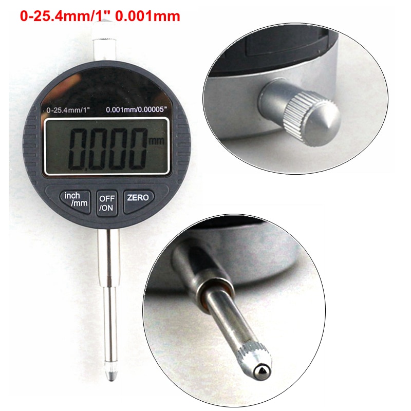 Digital Micrometer 25.4mm/1" Electronic 0.001... – Vicedeal