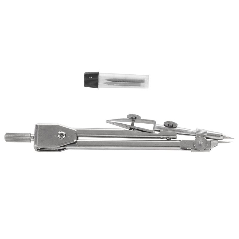 School Stationery Drawing Tool Silver Tone Metal D... – Vicedeal