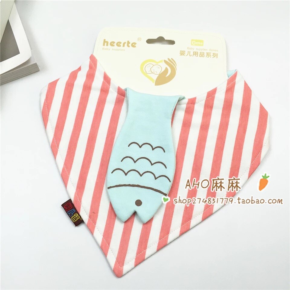 2 stks Herbruikbare Wasbare Katoenen Baby Slabbetj... – Vicedeal