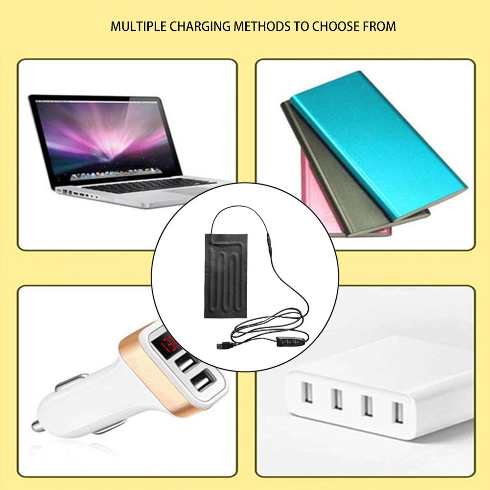 5v vaatteiden lämmitystyyny usb hiilikuitu nopeast... – Grandado