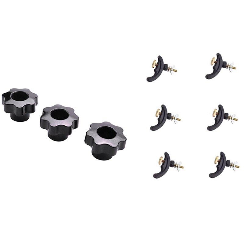 3Pcs M6 Hand Adjusting Nut /Bakelite Star Type Pla... – Grandado