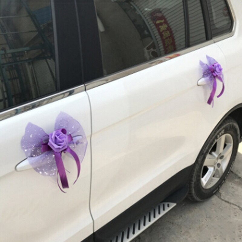 Wedding Car Decoration Wedding Flower 3 Colors Car... – Vicedeal