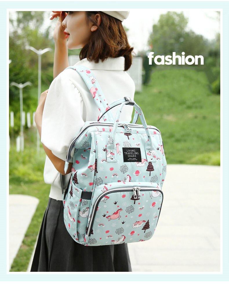 Women Bags Mom Baby Multi-function Diaper Backpack... – Grandado