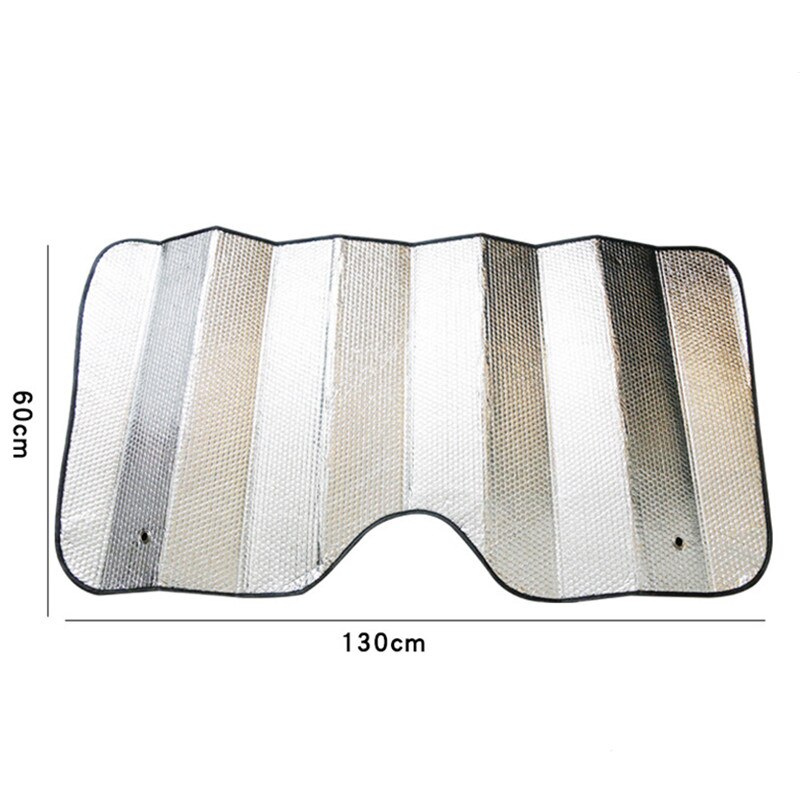 Pare-soleil avant en feuille d'aluminium Doubl... – Grandado