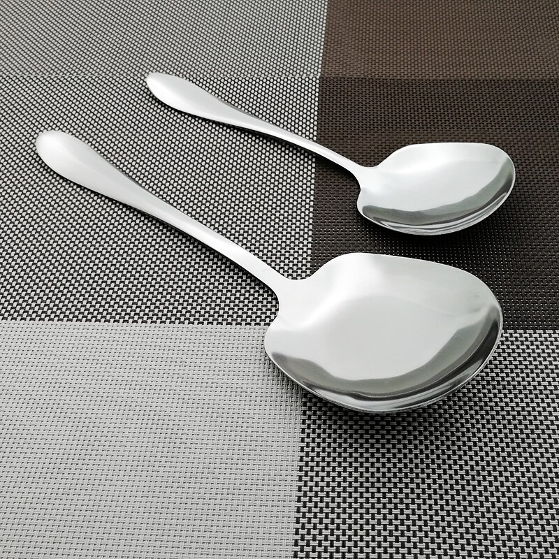 Salad Serving Spoon Stainless steel Table Spoon Se... – Grandado